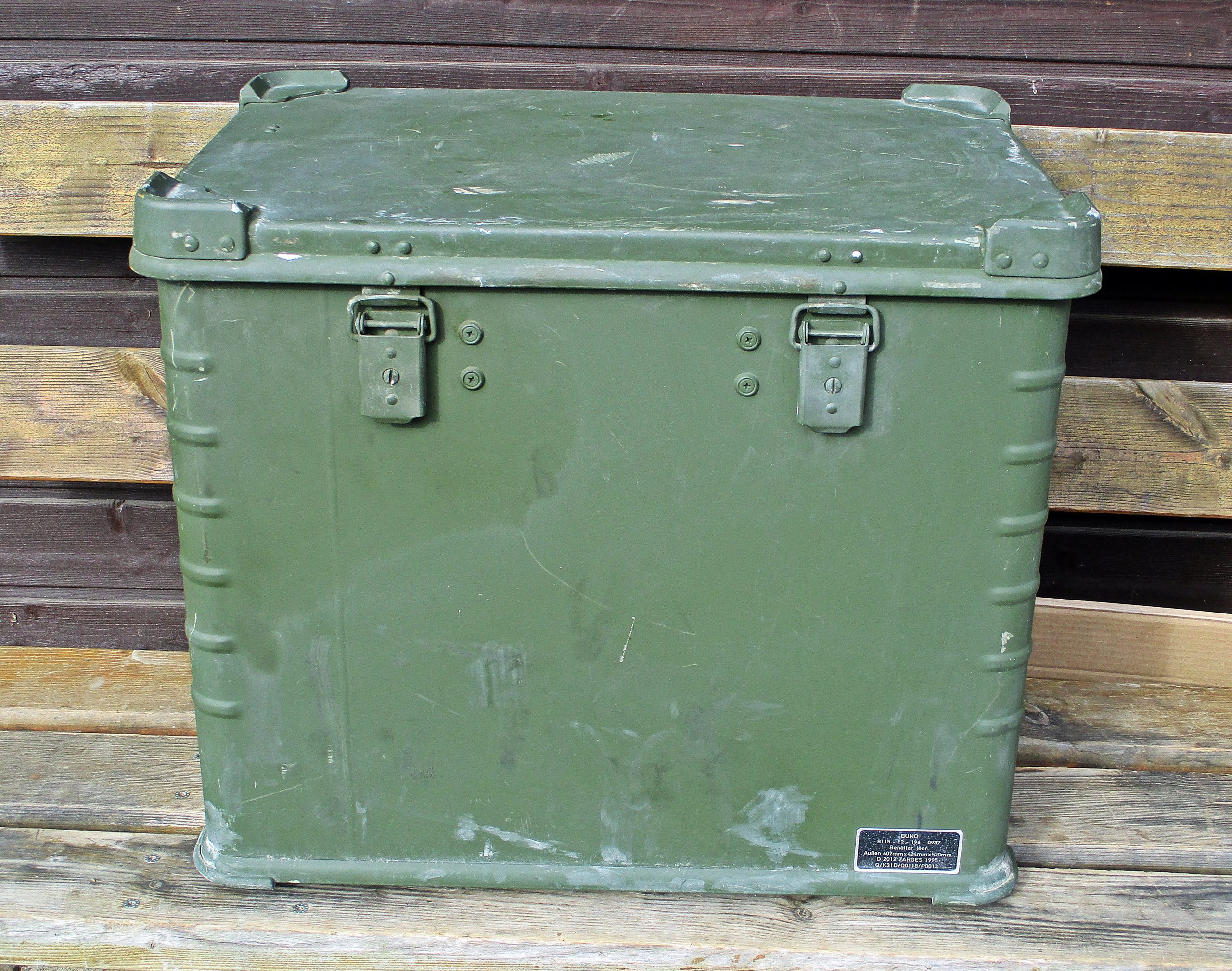 Zargeskiste A10 Kiste Box Zarges Alukiste BW Bundeswehr • VW38 Iltis-Store